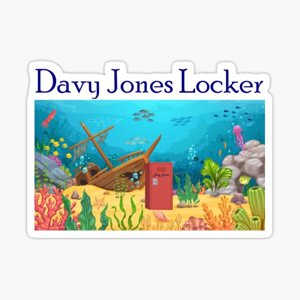 "Davy Jones Locker" Sticker for Sale by ronfster | Redbubble