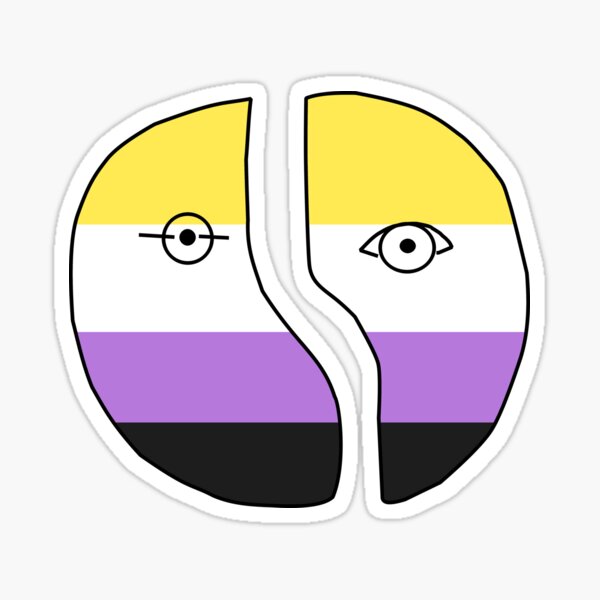 Hedwig And The Angry Inch Origin Of Love Nonbinary Pride Flag Sticker