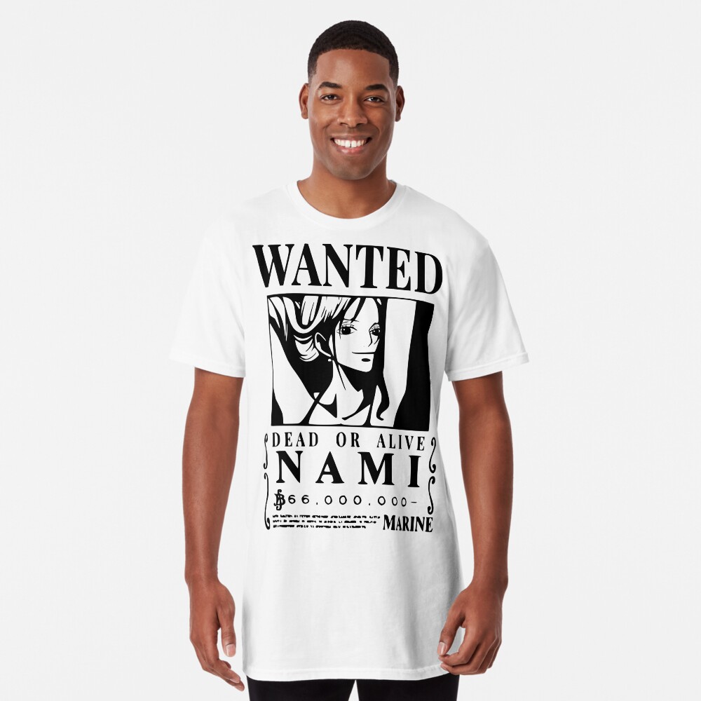 "Nami Wanted Poster - Black Vectors - No Background" Poster for Sale by ...