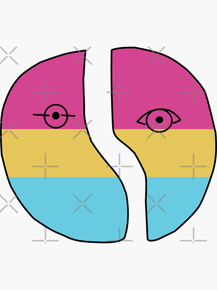 "Hedwig and the Angry Inch Origin of Love Pansexual Pride Flag" Sticker ...