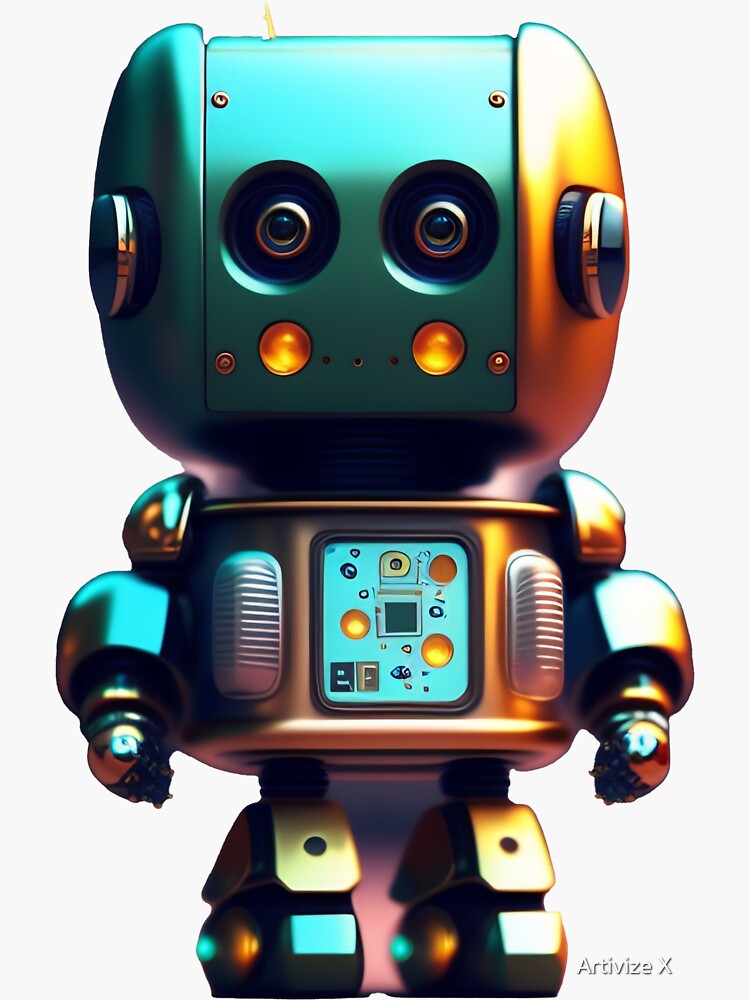 "RoboPals" Sticker for Sale by Pawgrade | Redbubble