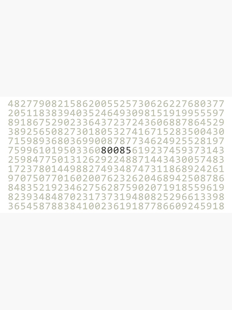 "80085" Poster by meapineapple | Redbubble