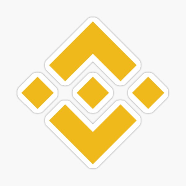 "Binance Logo" Sticker for Sale by negibhamady | Redbubble