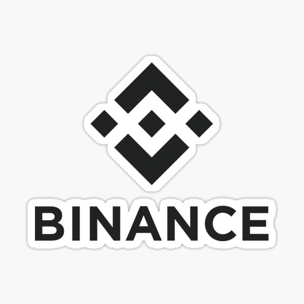 "Binance - Cryptocurrency - Black on White" Sticker for Sale by ...