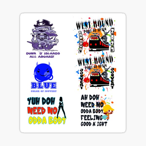 "TRINIDAD CARNIVAL 2023 STICKER PACK" Sticker for Sale by BRIAN PIERRE ...