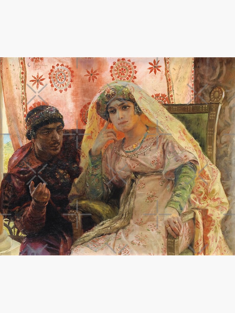 "George Antoine Rochegrosse The Secret Discussion" Art Print for Sale ...