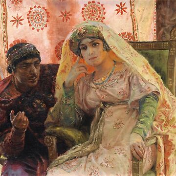 "George Antoine Rochegrosse The Secret Discussion" Art Print for Sale ...