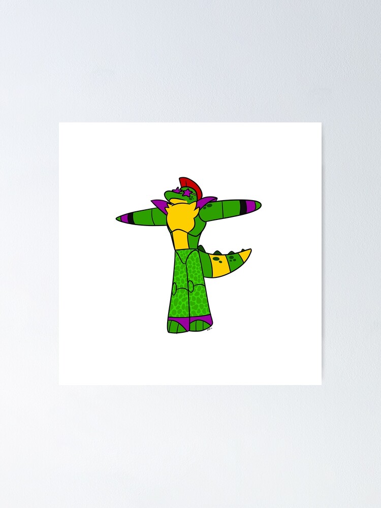 "T-Pose Monty" Poster for Sale by Silver-Wolf-Art | Redbubble