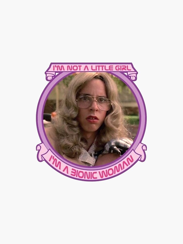 "Bionic Woman - Freaks and Geeks" Sticker for Sale by ericaxrose ...