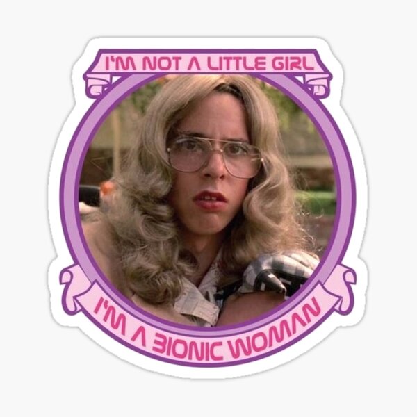 "Bionic Woman - Freaks and Geeks" Sticker for Sale by ericaxrose ...