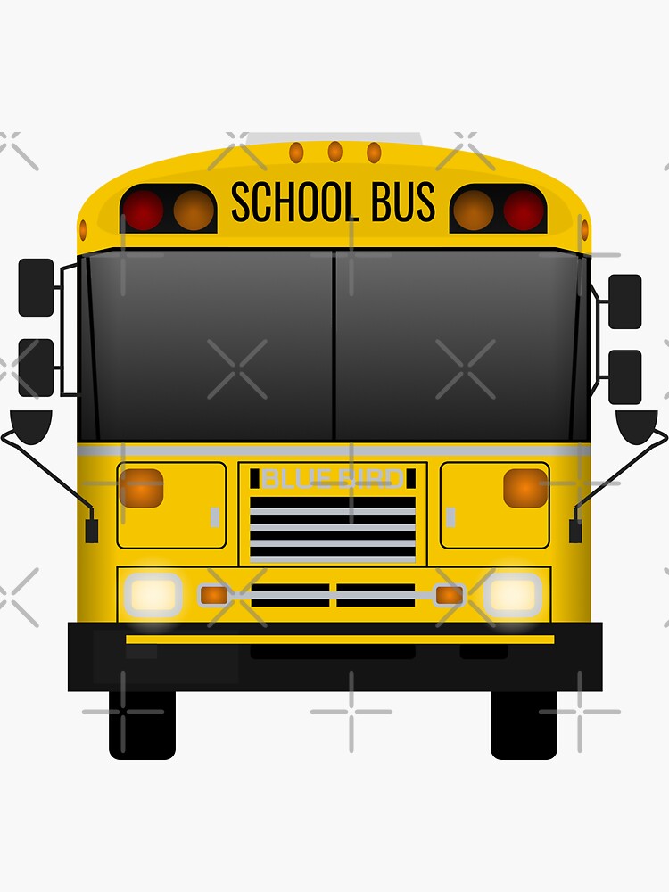 "Blue Bird TC2000 School Bus (Variation 1)" Sticker for Sale by ...