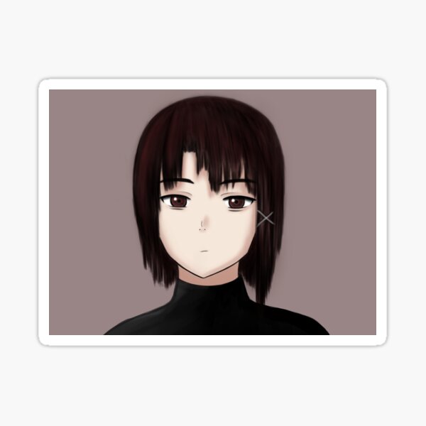 "Serial Experiments Lain" Sticker for Sale by talay-fonttns | Redbubble
