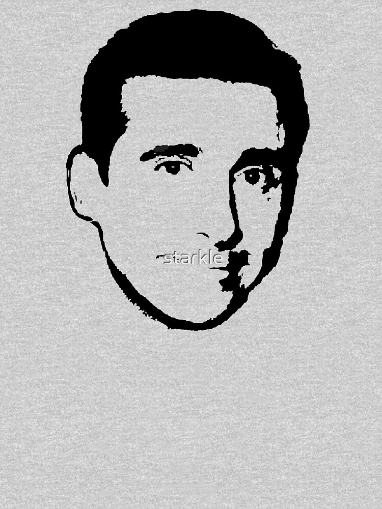 "MICHAEL SCOTT The Office NBC TV Show black white negative space" T ...