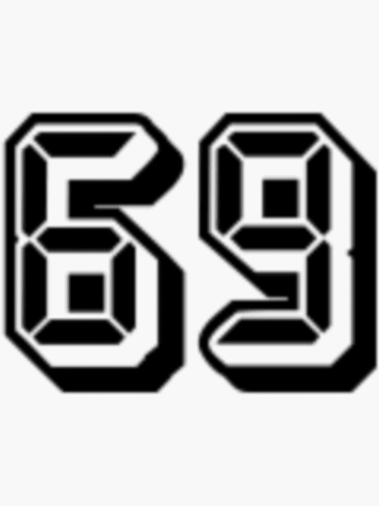 "69 nice meme" Sticker for Sale by xenxanses2 | Redbubble
