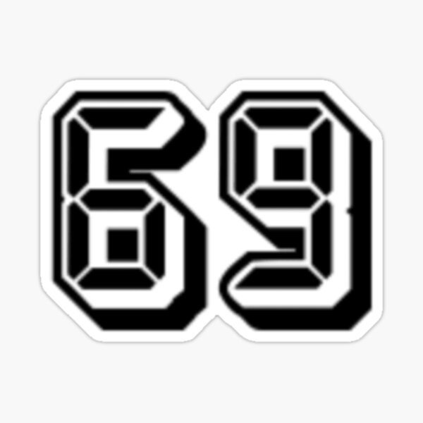 "69 nice meme" Sticker for Sale by xenxanses2 | Redbubble