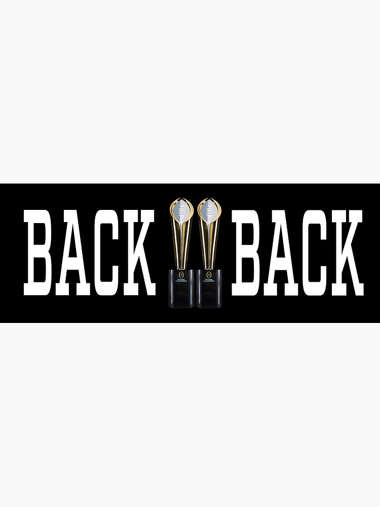 "UGA Back to Back National Champions" Sticker for Sale by ...