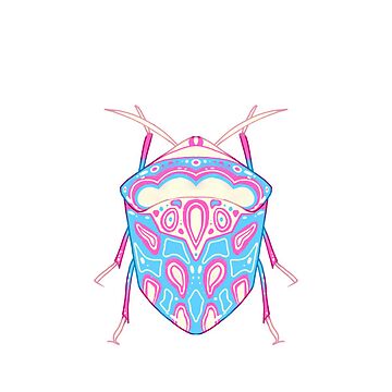 "Trans pride beetle" Sticker for Sale by anglerf1sh | Redbubble