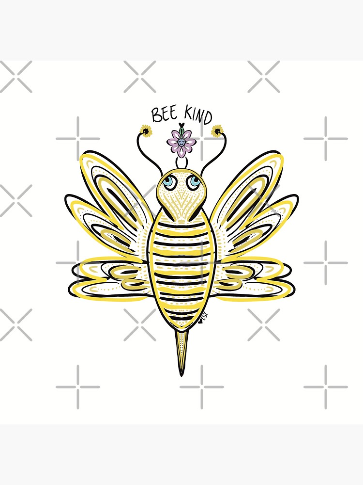 "Bee Kind Bumble Bee, Be A Kind Beeing" Sticker for Sale by ...
