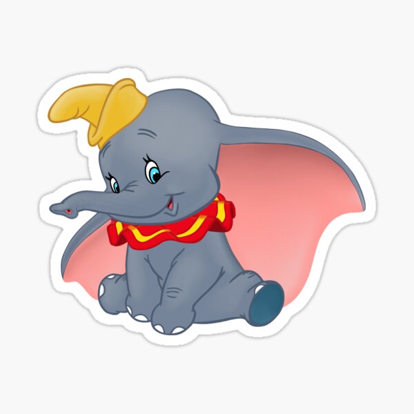 Dibujo De Dumbo Volando Un Piloto De Elefante Lindo Volando Un