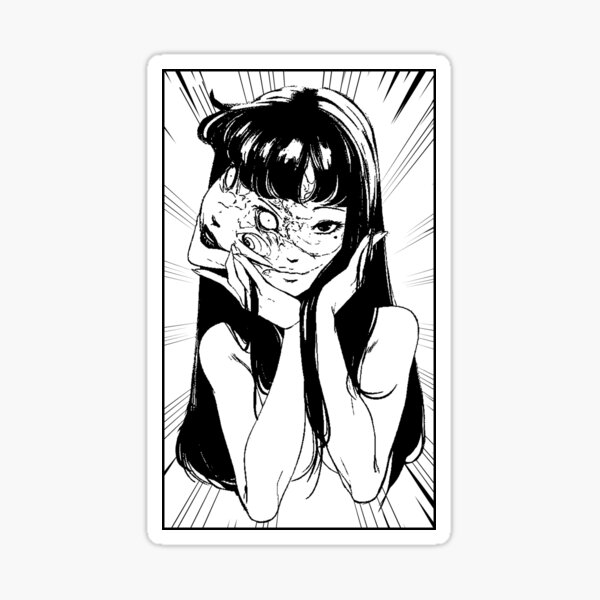 "Tomie" Sticker for Sale by HalsMaze | Redbubble