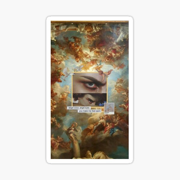 "fallen angel" Sticker for Sale by lemon-bunnies | Redbubble