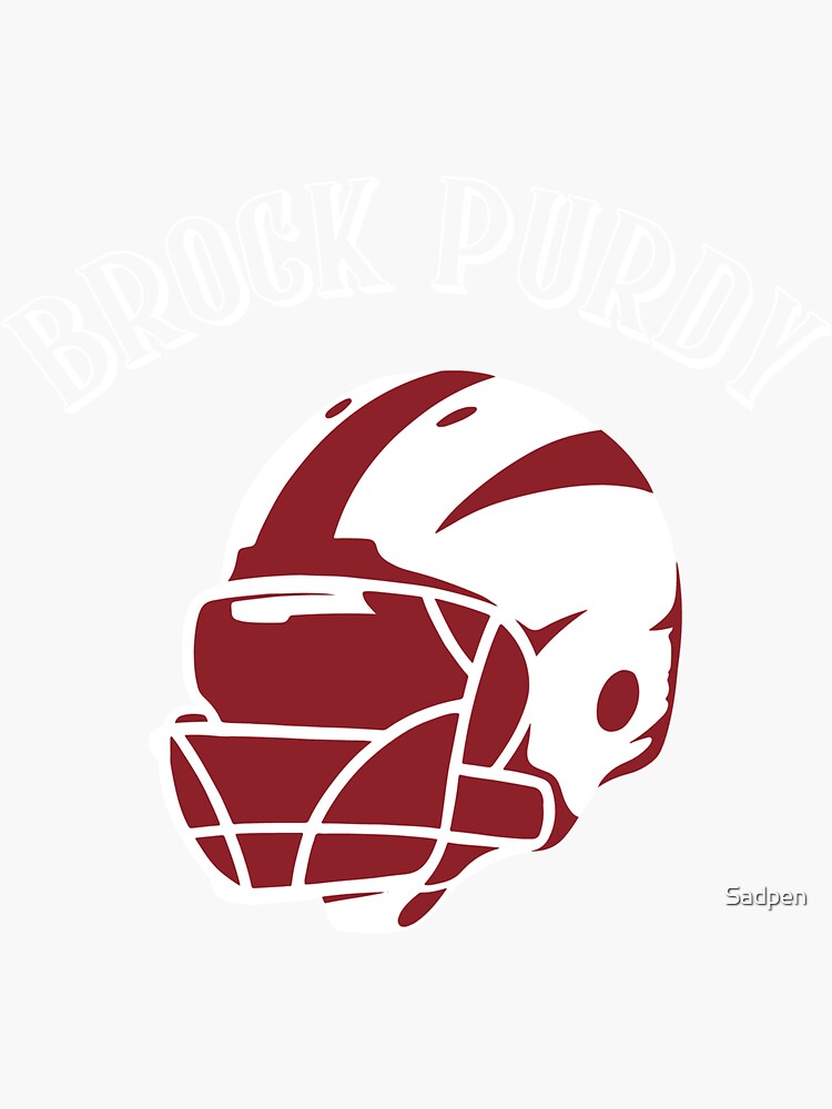 "Brock purdy " Sticker for Sale by Sadpen | Redbubble