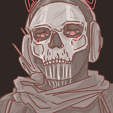 "Simon Ghost Riley" Sticker for Sale by Cr3epy | Redbubble