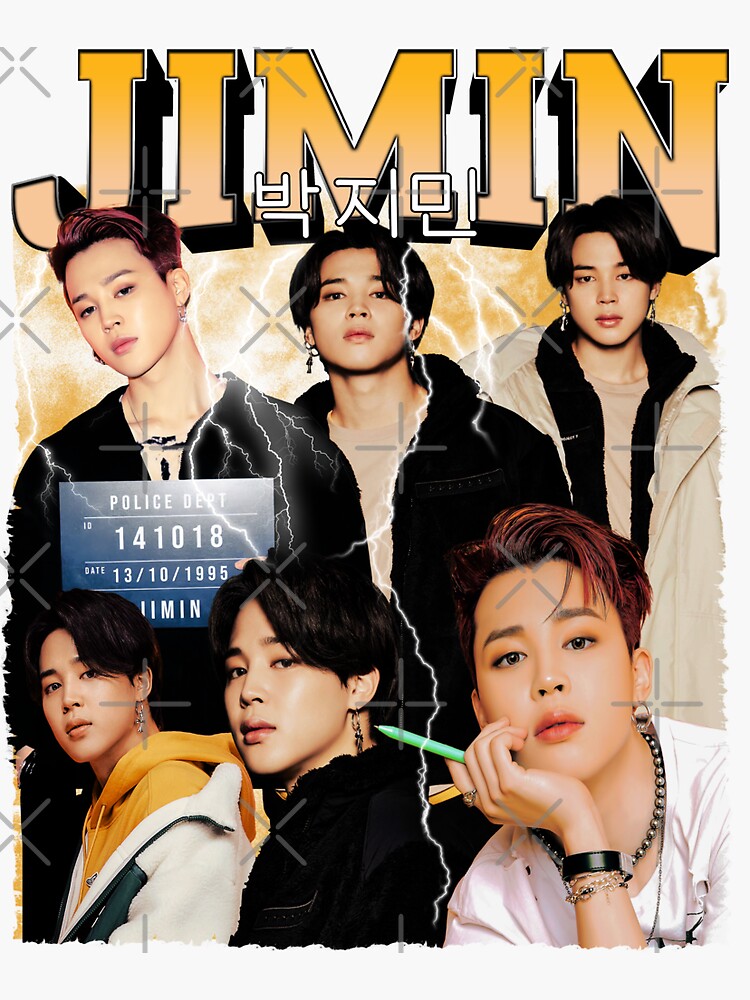 "Jimin, BTS, Park Jimin, Jimin aoa, Jimin Cute Vintage 90's Bootleg ...