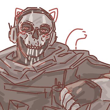 "Simon Ghost Riley Sticker" Sticker for Sale by Cr3epy | Redbubble