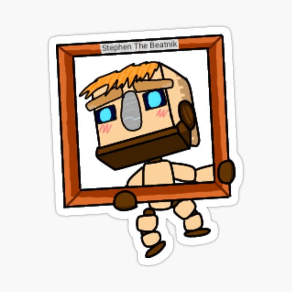 "Stephen The Beatnik" Sticker for Sale by MinePlanet84 | Redbubble