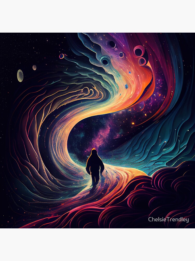 "Space Wave Walker" Poster for Sale by ChelsieTrendley | Redbubble
