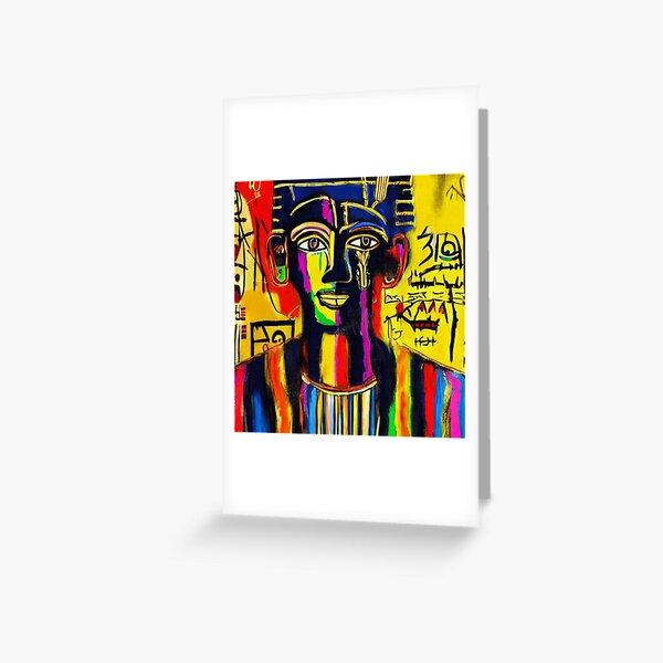 Tarjetas de felicitación «Graffiti de arte callejero de rey Tut Pharaoh ...