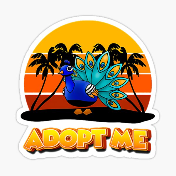 "Adopt me " Sticker for Sale by JALWDesign | Redbubble