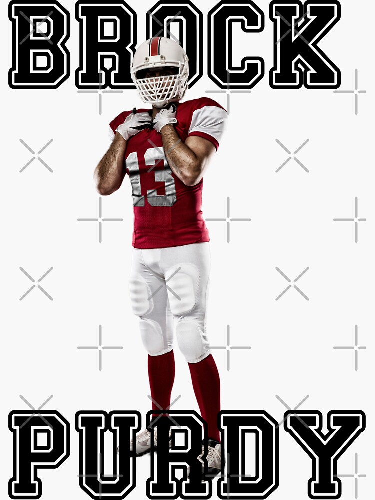 "Brock Purdy American Football Quarterback" Sticker for Sale by ...