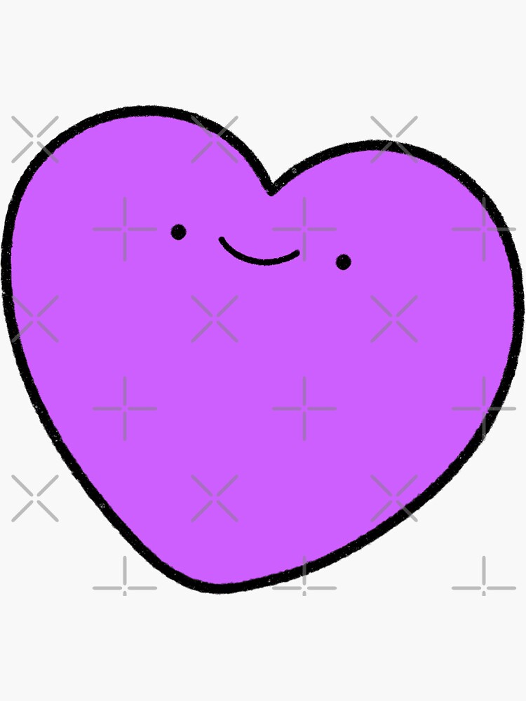 "Magenta Heart" Sticker for Sale by FreshPond | Redbubble
