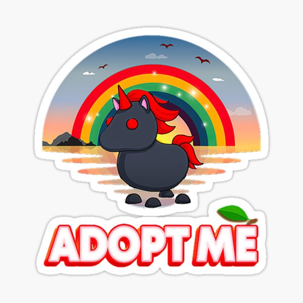 "Adopt Me " Sticker for Sale by BygoneBrandA | Redbubble