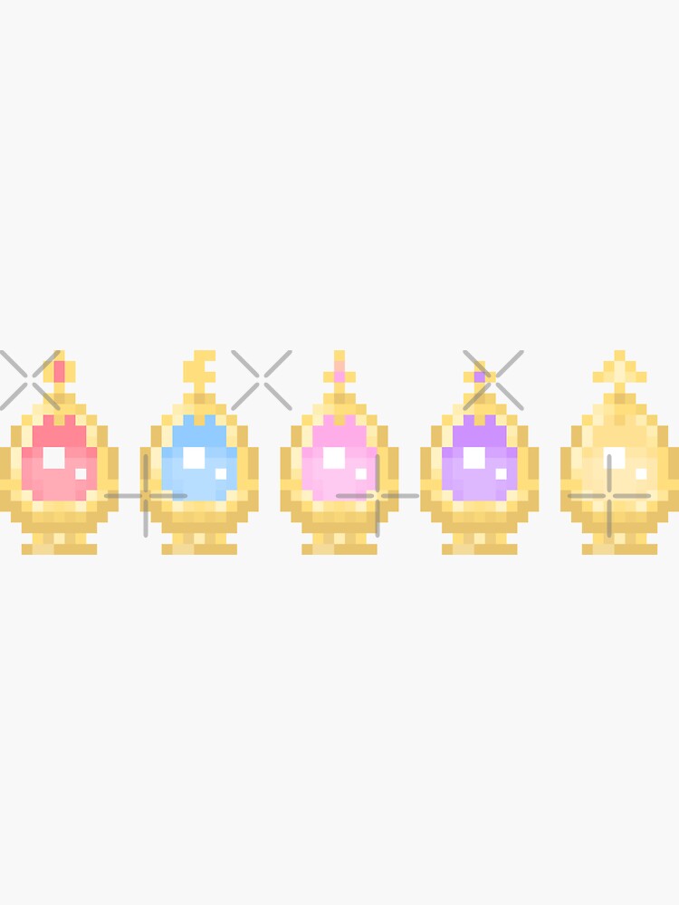 "Pixel Soul Gems" Sticker for Sale by lorihime | Redbubble