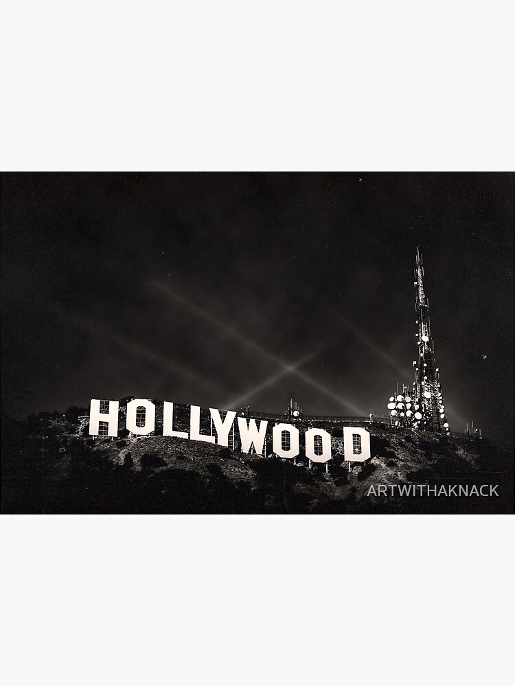"Retro Classic Hollywood Sign" Poster for Sale by ARTWITHAKNACK | Redbubble