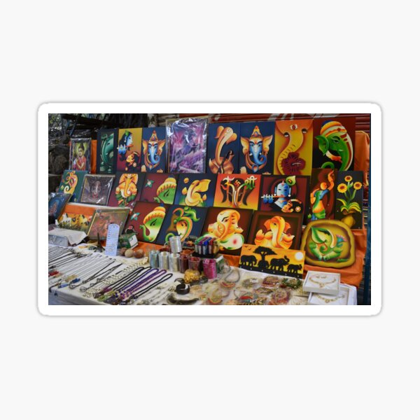 "An Indian Art Shop" Sticker for Sale by my-tree | Redbubble