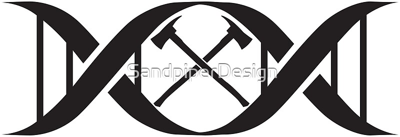 "Firefighter - DNA" by SandpiperDesign | Redbubble