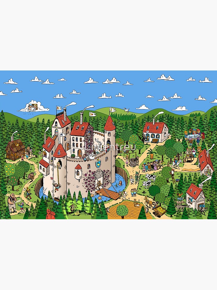 Fairy tale hidden object Premium Matte Vertical Poster sold by Anna ...