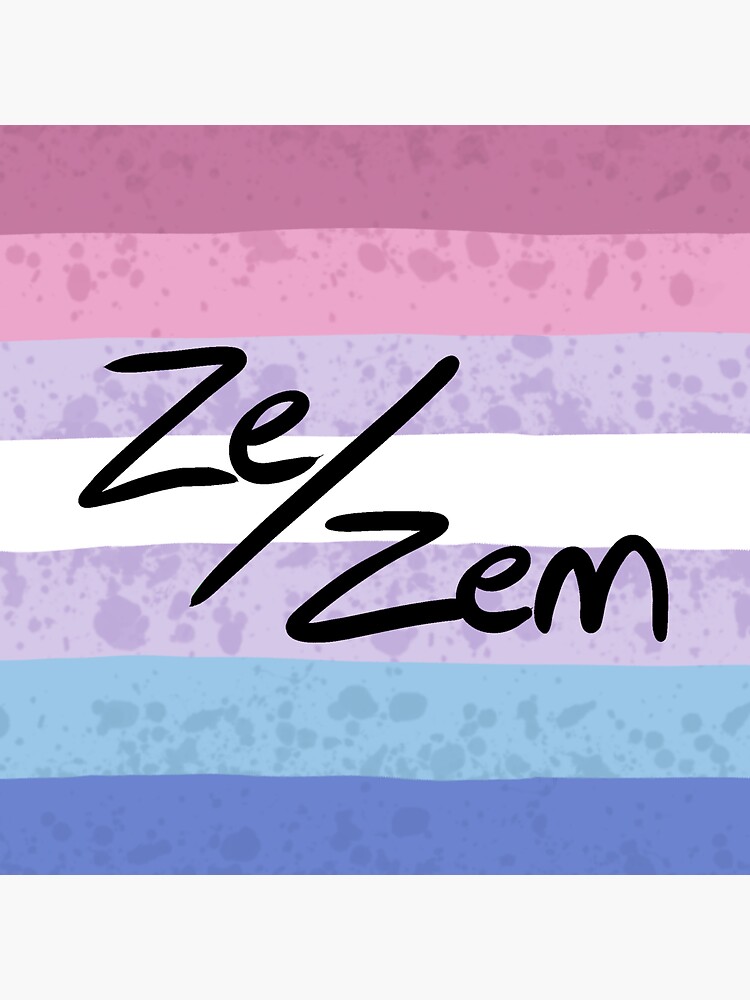 "Bigender Transgender Nonbinary Enby Trans Ze/zem Neopronouns Pronouns ...