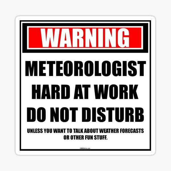 Meteorology Stickers | Redbubble