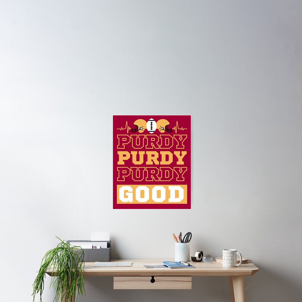 "Purdy Purdy Purdy Good American Football" Poster for Sale by hamzask ...