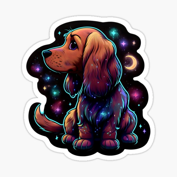 "Galaxy Bloodhound | Space Dog | Celestial Doggo" Sticker for Sale by ...