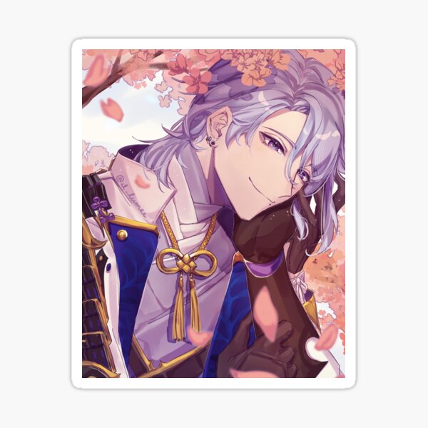 "Genshin Impact Ayato Kamisato" Sticker for Sale by il-lumee | Redbubble