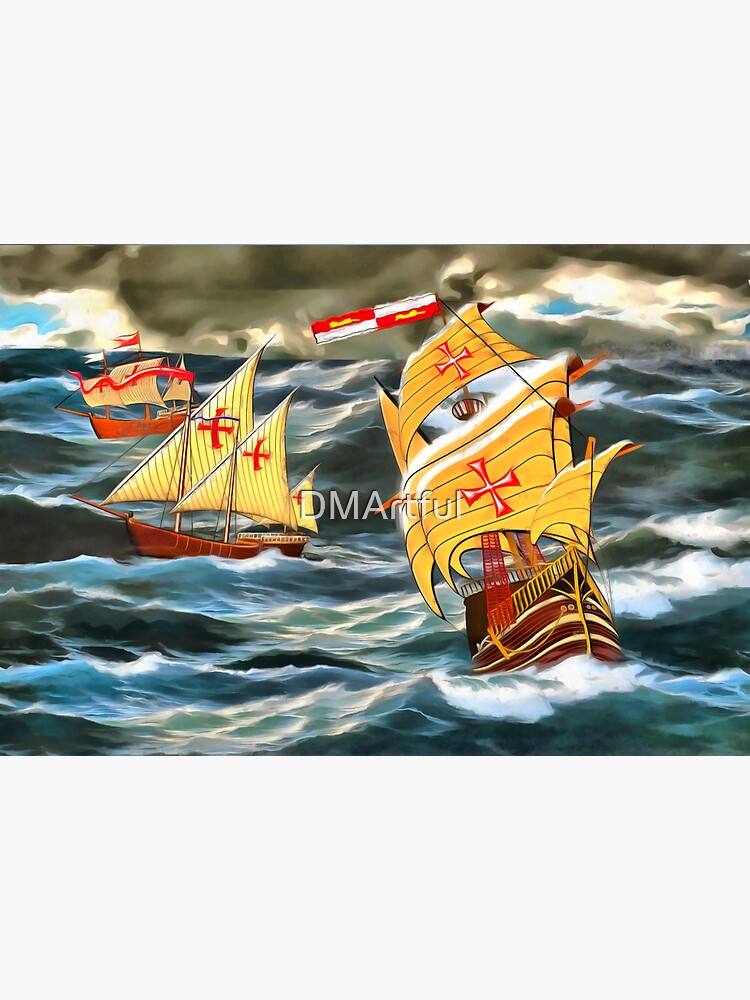 "Christopher Columbus Ships - Niña, Pinta, and Santa Maria 1492 - new ...