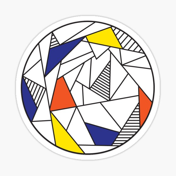 "Fragment Color Wheel " Sticker for Sale by CalderMcCayID | Redbubble
