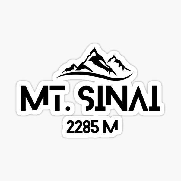 Mt Sinai Sticker For Sale By Quetzalita Redbubble