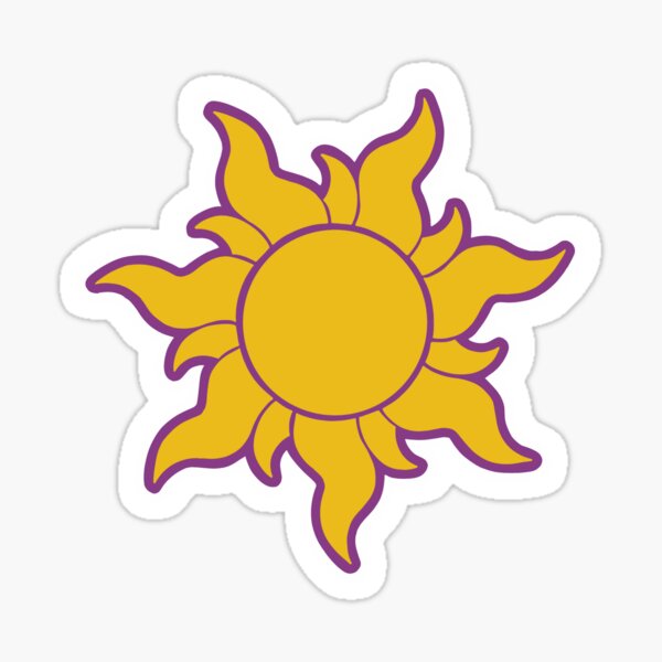 "Tangled Sun" Sticker for Sale by EmmaDreamer | Redbubble